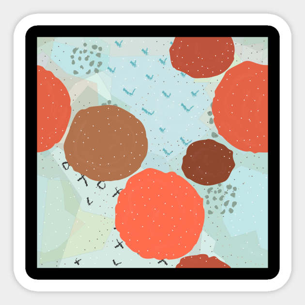 Terracotta Pattern - Terracotta - Sticker | TeePublic